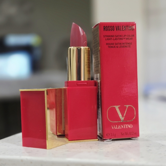 Valentino | Makeup | Valentino Rosso Satin Lipstick Roman Grace | Poshmark